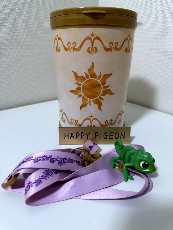 Japan Tokyo Disney Popcorn Bucket Tangled Rapunzel Pascal Fantasy ...
