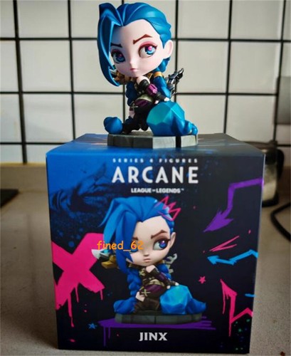 LOL League of Legends Arcane Jinx Figure Statue Official Toys ...