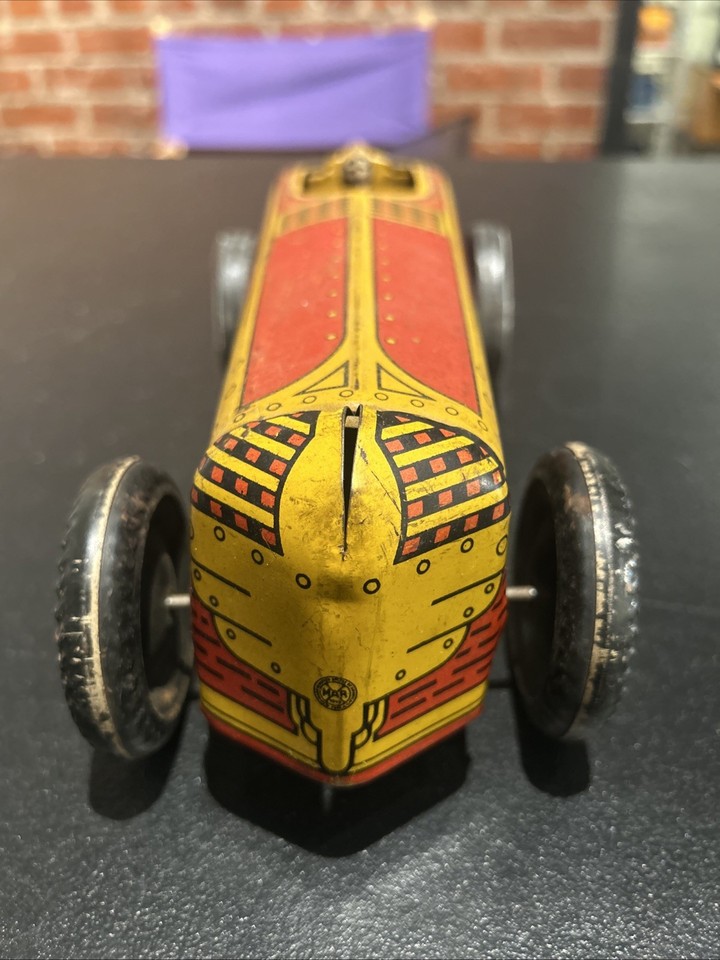 Vintage Marx Mechanical Speed Racer Vehicle No windup mechanism car ...