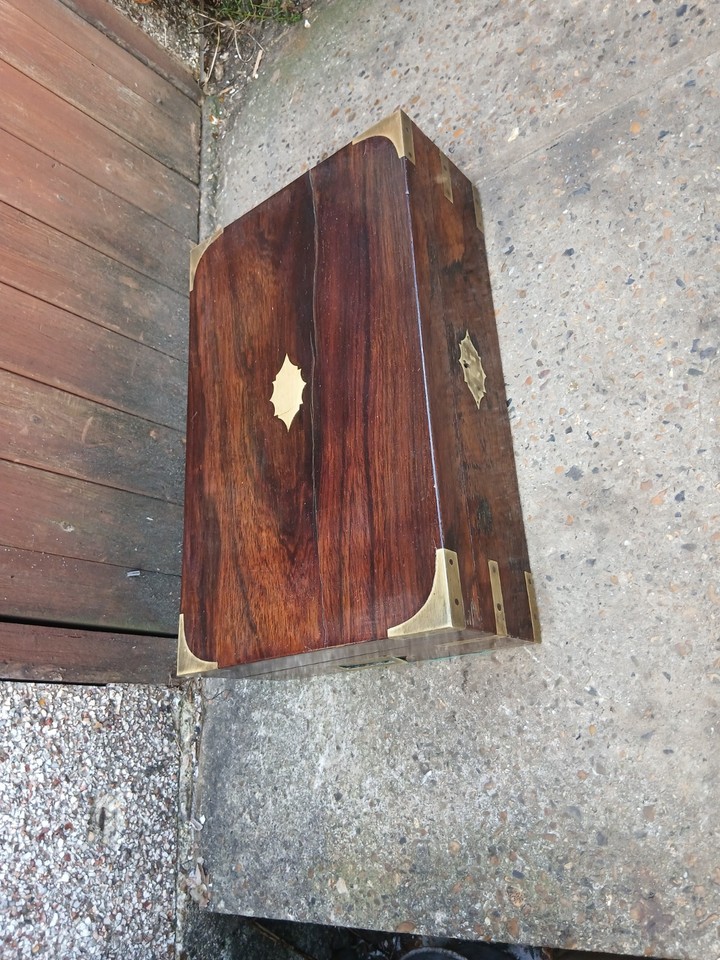 antique writing slope ,some inside bits missing 16 inches long | eBay UK