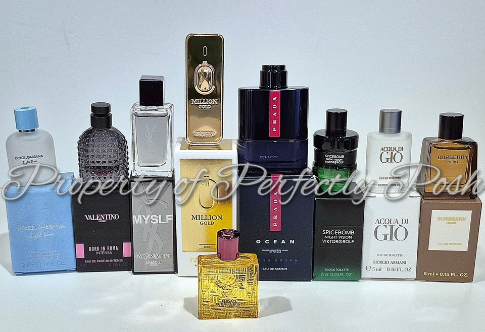 Ulta Beauty 2025 Mini Cologne 9Pc Sampler Men Holiday Signature Gift ...