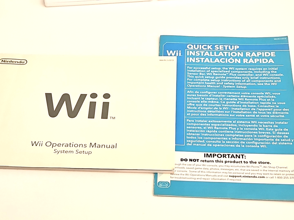 Nintendo Wii Console Bundle 6 Games Microphone Controller Rock Band ...