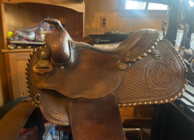 Charles Crawley (C.C) 15” 7” Gullet Western Saddle Used | eBay