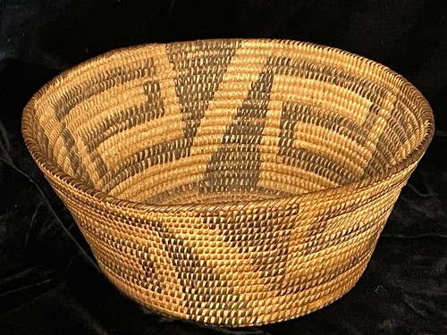 Vintage large original Native American Pima / Papago Indian hand-woven ...
