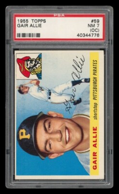 1955 Topps #59 Gair Allie PSA 7 (OC) Near Mint | eBay