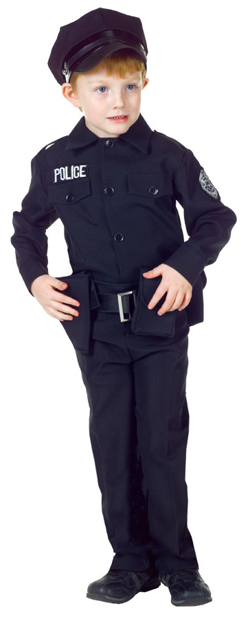 Policeman Set Child Costume Uniform Officer Cop LAPD Halloween | eBay UK