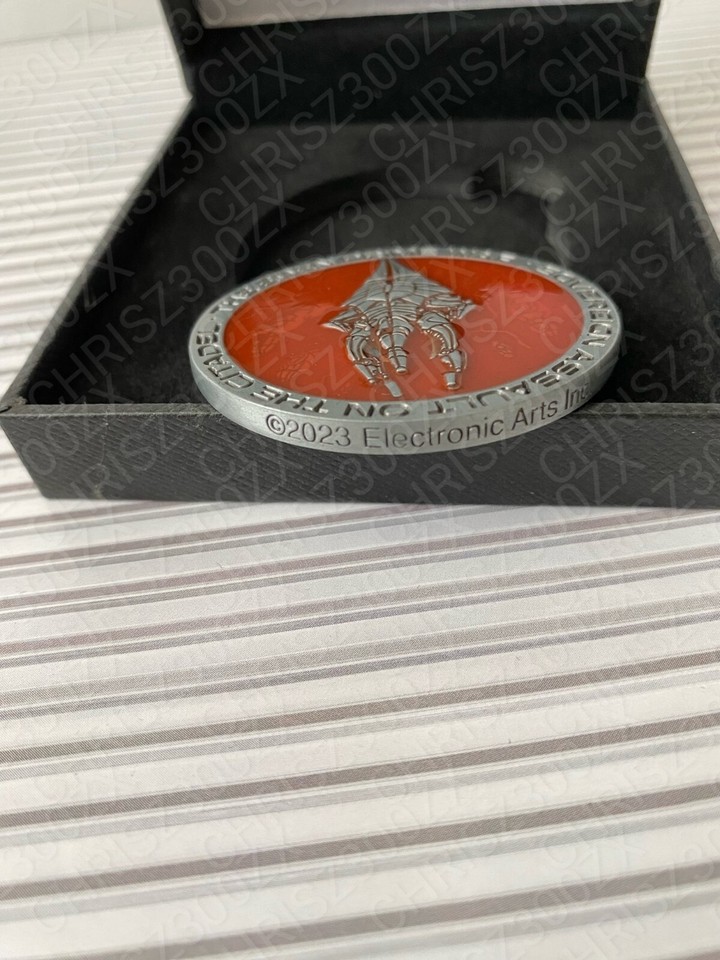 Mass Effect EDEN PRIME WAR CHALLENGE COIN Reaper Citadel Red Blue ...