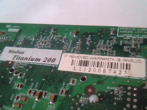 Video Card AGP Nvidia P50 WinFast Titanium 200 LR2865 | eBay