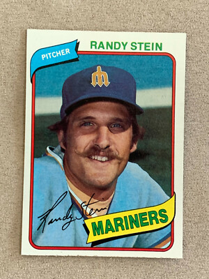1980 Topps Baseball Card #613 Randy Stein Seattle Mariners NMMT Sharp ...