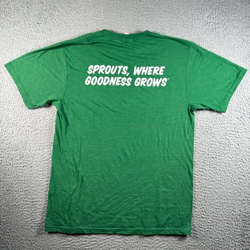 Sprouts Farmer Market T Shirt Mens Small Green Short Sleeve Employee ...
