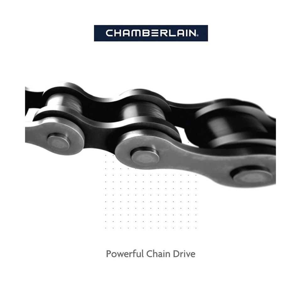 Chamberlain C2405 MYQ Smart Garage Door Opener, Chain Drive, 1/2-HP ...