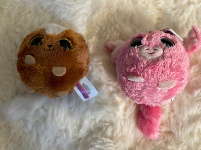 Amazing Squishee Plushies Animals Super Soft Cuddly Collectable 4" 2 ...