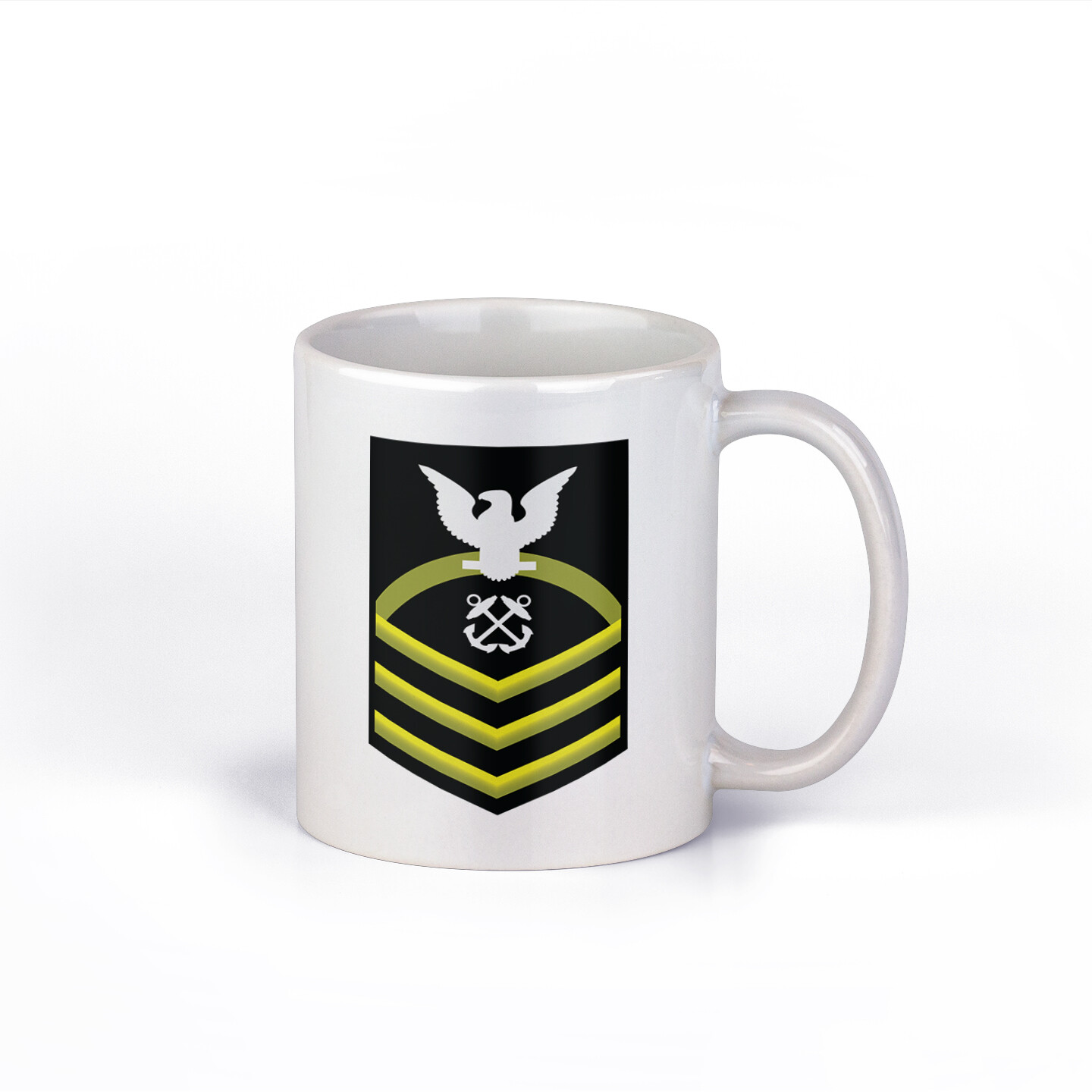Navy E7 CPO Sleeve Gc Chief Petty Officer Ceramic 11 Ounce Coffee Mug ...