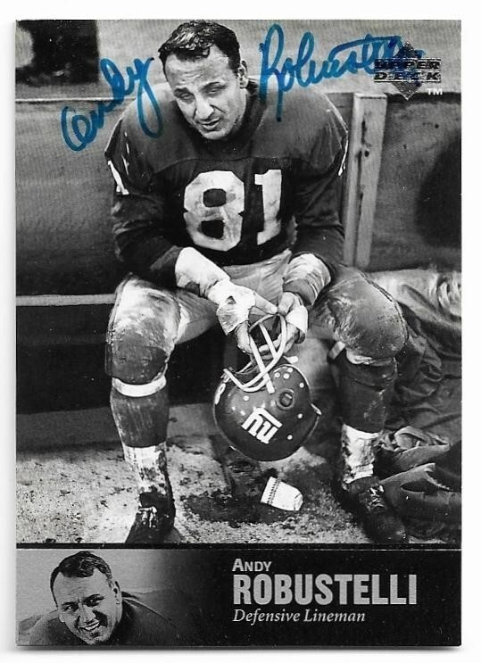 1997 Upper Deck NFL Legends - #60 Andy Robustelli for sale online | eBay