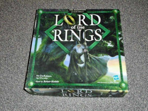 Lord of The Rings Board Game Hasbro Parker 2000 Edition 100 Complete ...