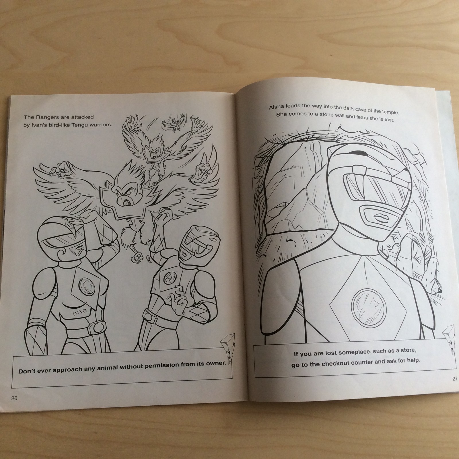 Mighty Morphin Power Rangers Zordons Rules Safety Poster Book Choice ...