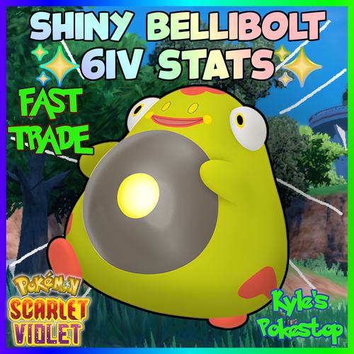 6IV SHINY BELLIBOLT POKEMON SCARLET & VIOLET EV'D 🚀 FAST TRADE | eBay