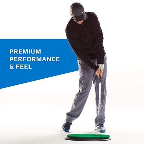 Fiberbuilt Flight Deck Golf Hitting Mat - Oval Shape Outdoor/ Indoor ...