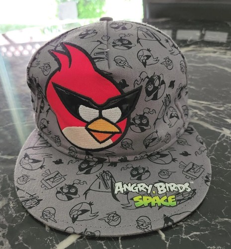 Angry Birds Space Hat Cap Gray Snap Back | eBay
