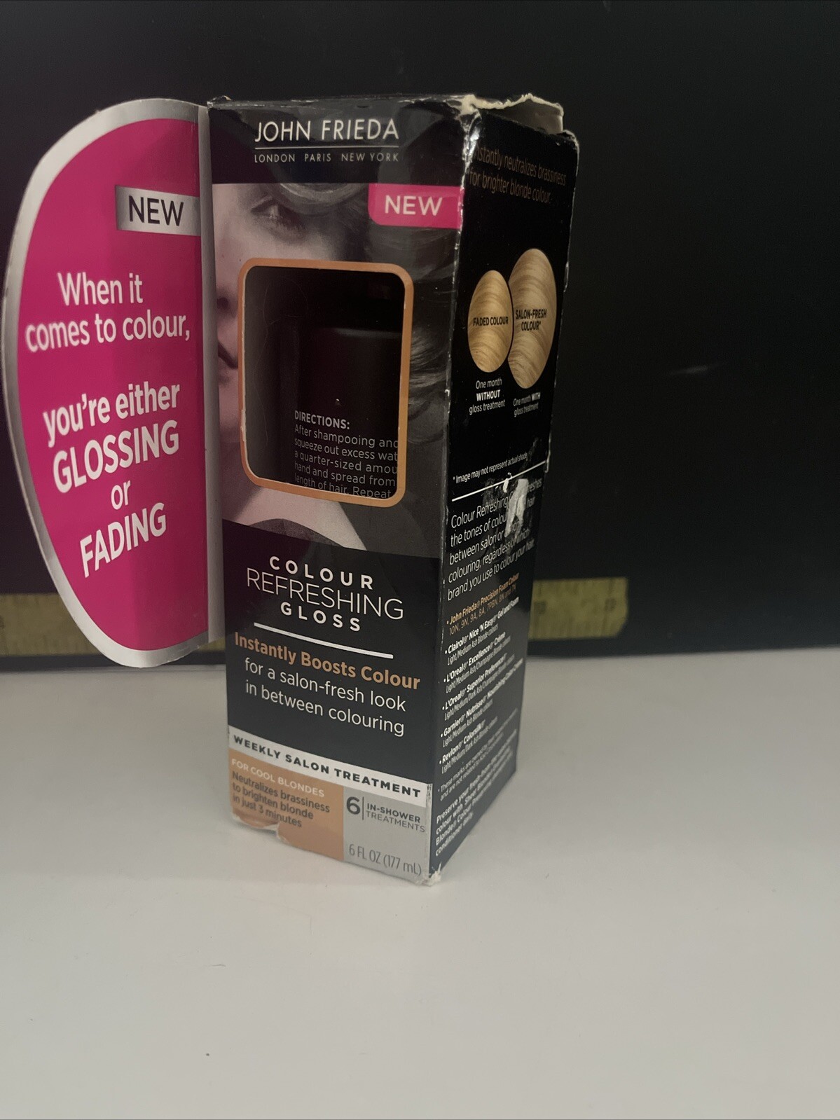 John Frieda Colour Refreshing Gloss Weekly Salon Treatment For Cool ...