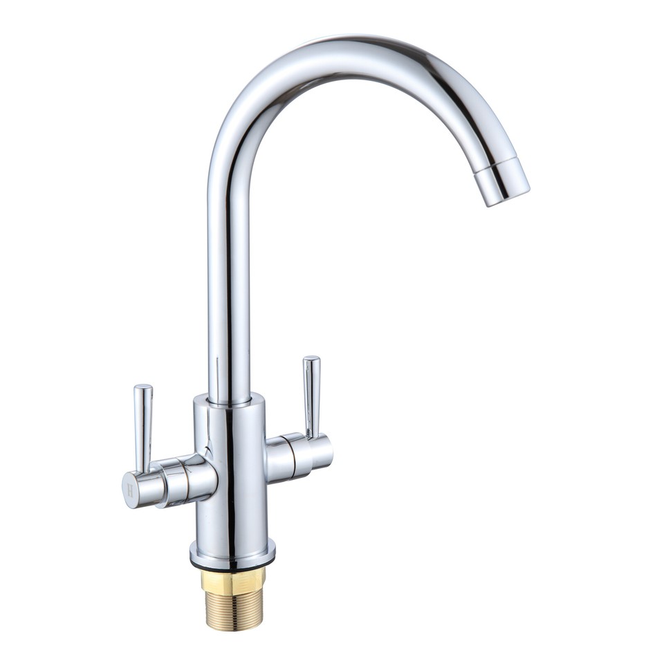 Kitchen Tap Bathroom Taps Sink Mixer Tap Chrome Brass Monoblock from UK ...