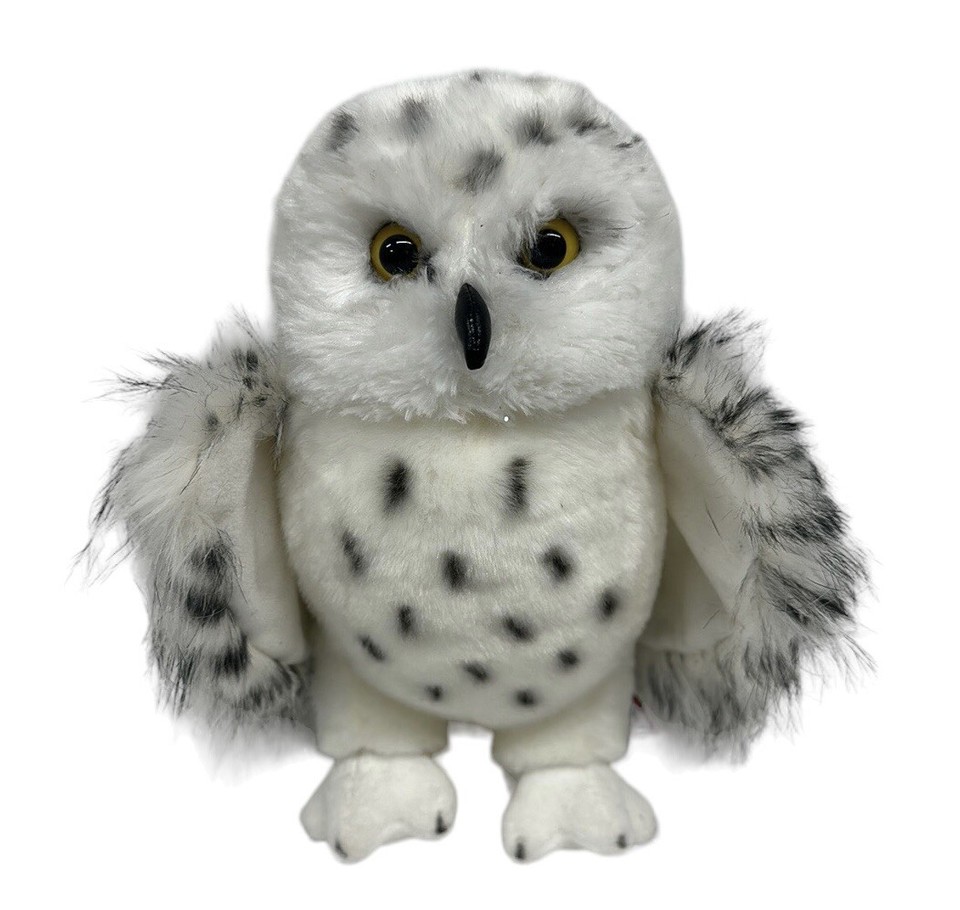 Douglas Wizard Snowy Spotted Owl Plush Stuffed Animal Toy White Hedwig Fluffy | eBay