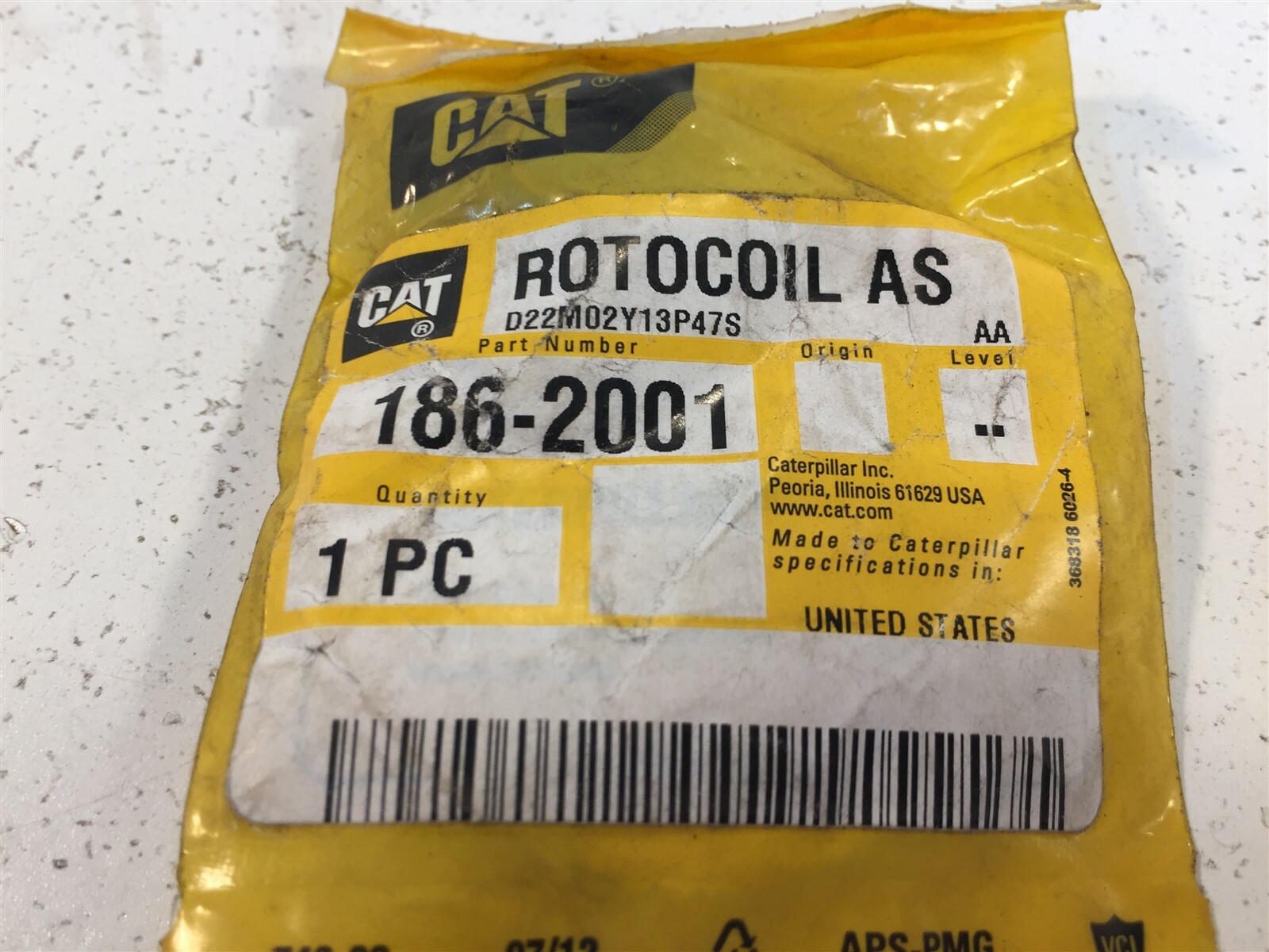 Genuine Caterpillar 186-2001 Rotocoil AS 1862001 | eBay