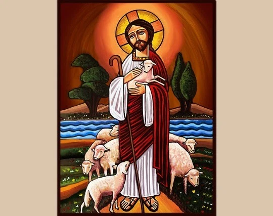 Orthodox Good Shepherd Icon