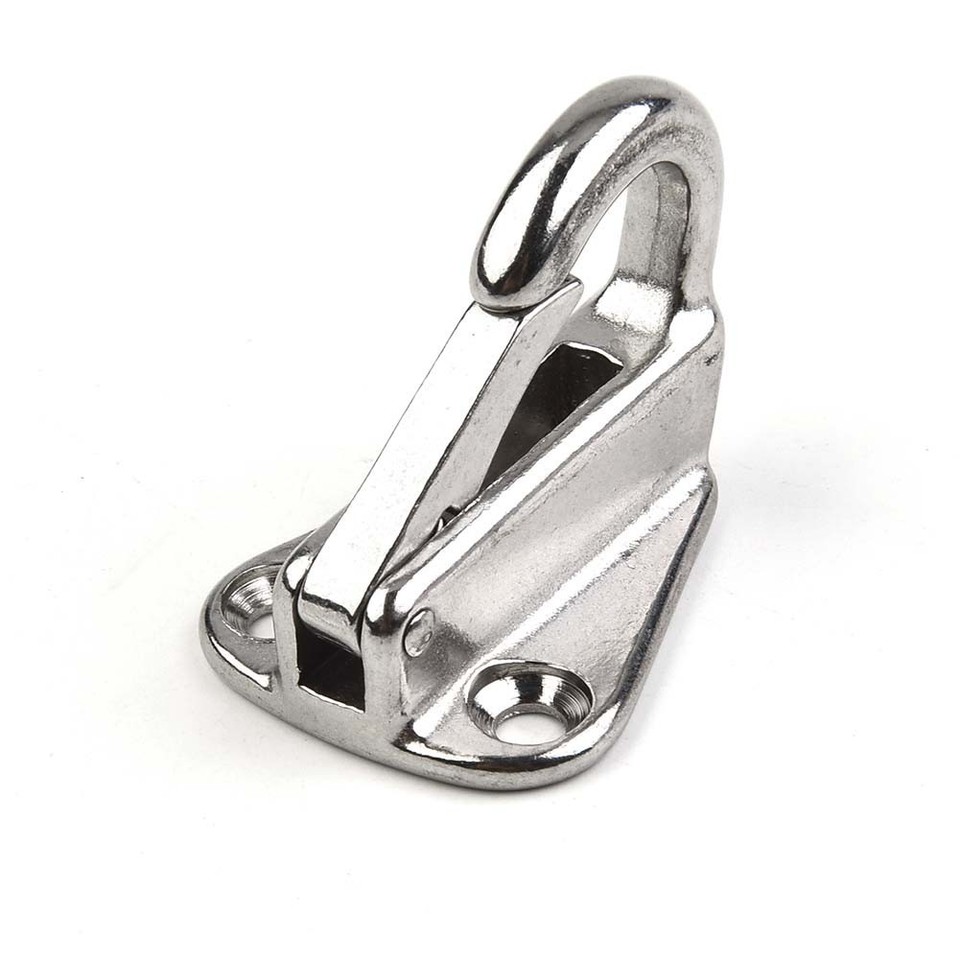 2Pcs Marine 316 Stainless-Steel Spring Snap Fending Hook Fender Boat ...