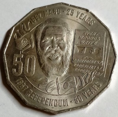 2017 50 CENT REFERENDUM 50 YEARS/MABO 25 YEARS COIN CIRCULATED. | eBay ...