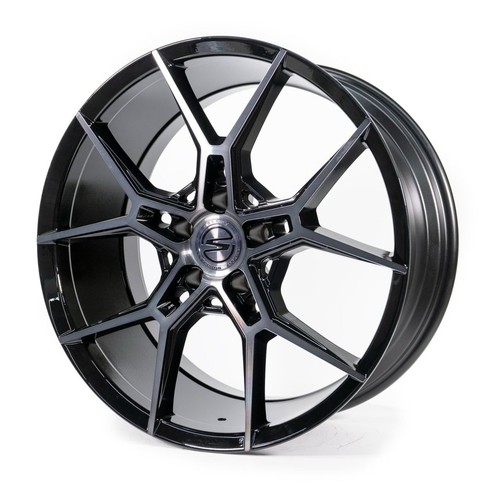 One 22x9 Select Alpine 5x112 18 Black Brushed Tint Face Wheel Rim 66.6 ...
