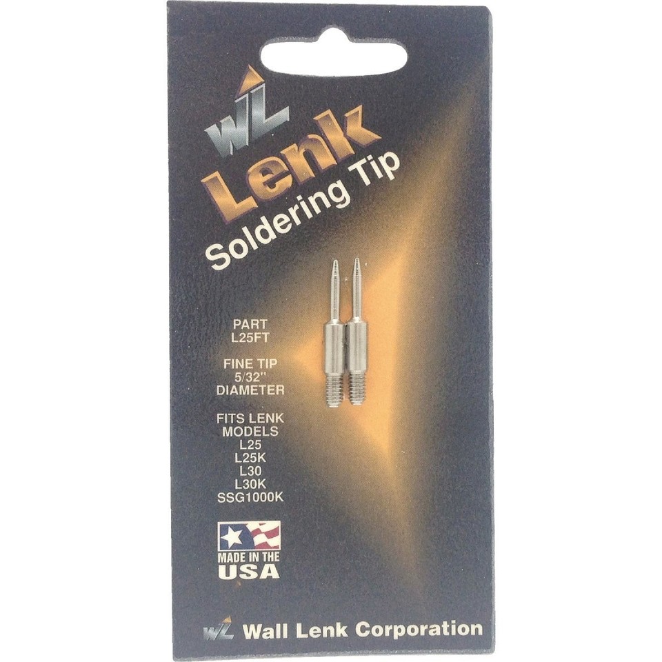 Wall Lenk 5/23 In. Soldering Iron Fine Tips (2-Pack) L25FT Wall Lenk ...