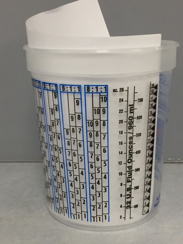 Paint Mixing Cups Quart With Graduations PPG Compare To EZMix 70032 10 ...