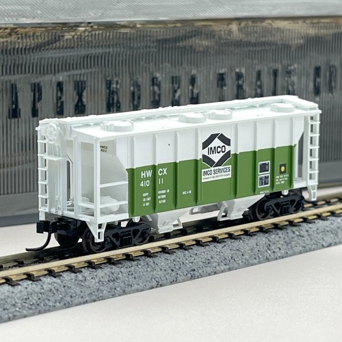 Atlas 31682 Imco Services 2 Bay PS2 Covered Hopper HWCX 41011 N Scale | eBay