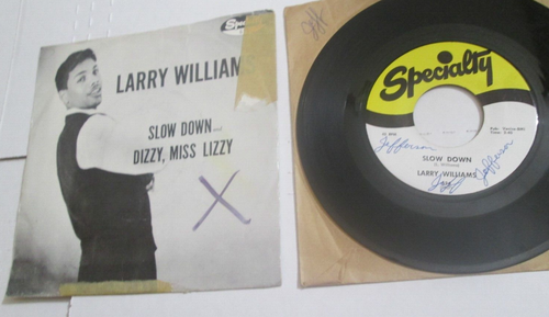 Larry Williams 45 - Slow Down - Specialty 626 w/PS vinyl vg++ sleeve ...