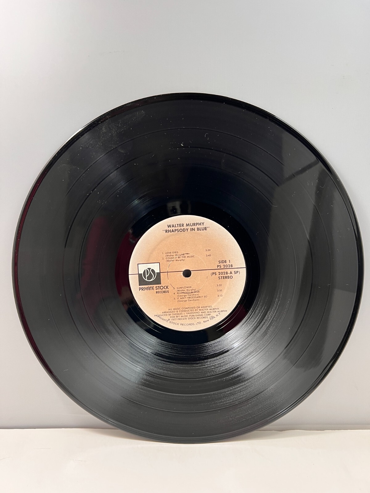A53 Walter Murphy: Rhapsody in Blue, 1977 Private Stock Records PS 2028 ...