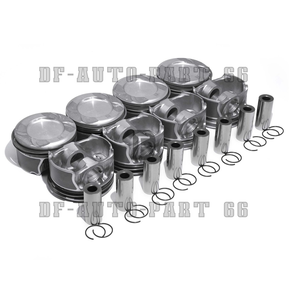 8x Pistons Rings Set For Mercedes-Benz X166 W221 W222 GL500 S500 M278 4 ...