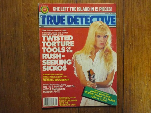 Jan.-1992 "True Detective" Magazine (LANCE WOOD/DONALD TIPTON/MARYLIN ...