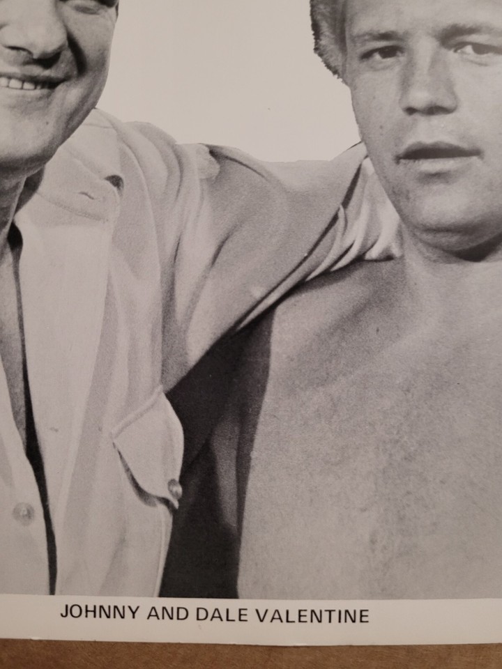Johnny and Dale Valentine Wrestlers AWA Wrestling Photo vintage 8x10 ...