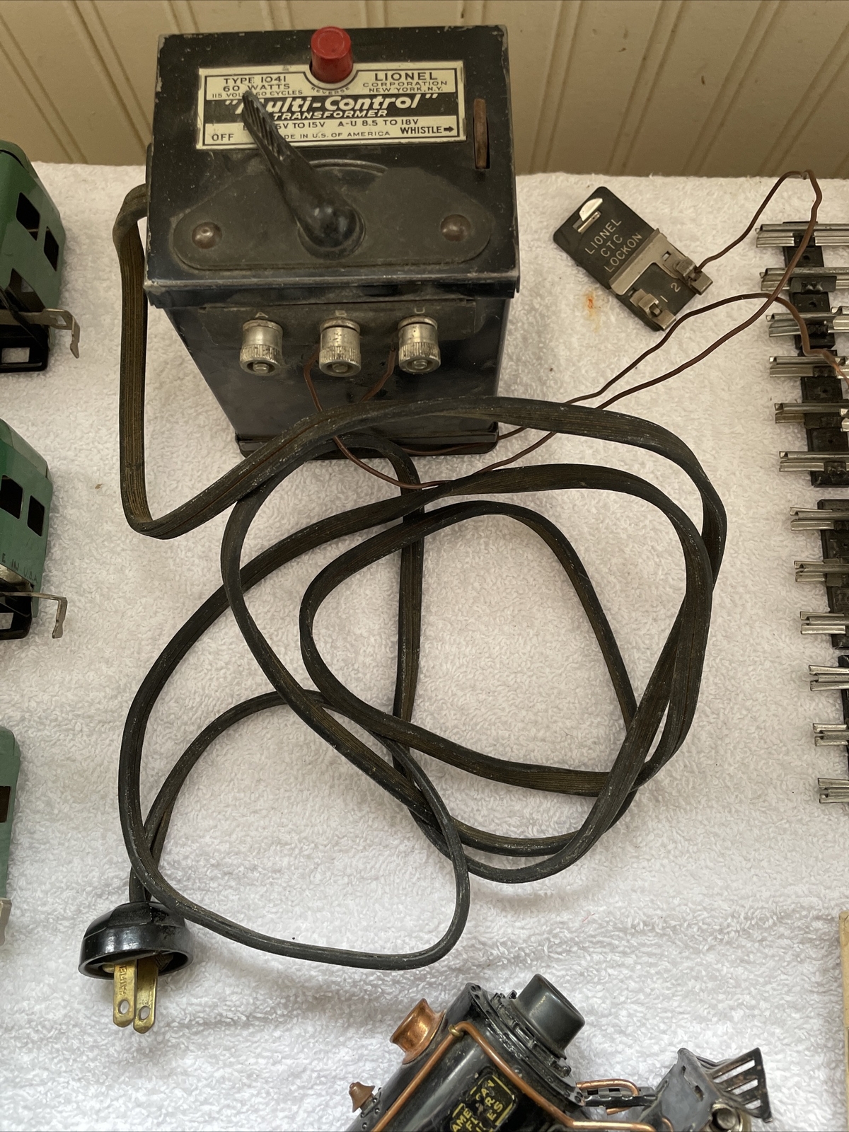 Rare American Flyer Lines Brass Piper Train Engine Pre War With Cars 30 ...