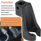 19MM High Pressure Fuel Line Socket J-48770 Fits for Diesel DD13 DD15 ...