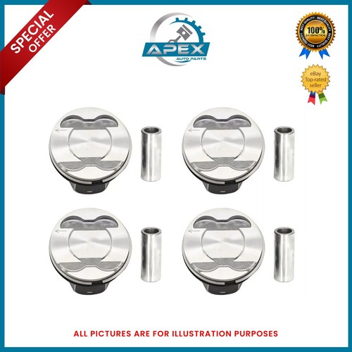 FORD UEJB UEJE PISTON SET X4 0.50MM 1.5 TI 16V DURATEC PETROL ENGINE ...