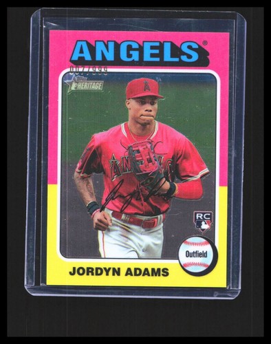 2024 Jordyn Adams Rookie Card Topps Heritage /999 #396 California ...
