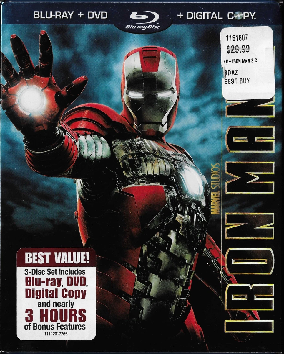 Iron Man Blu Ray Cover
