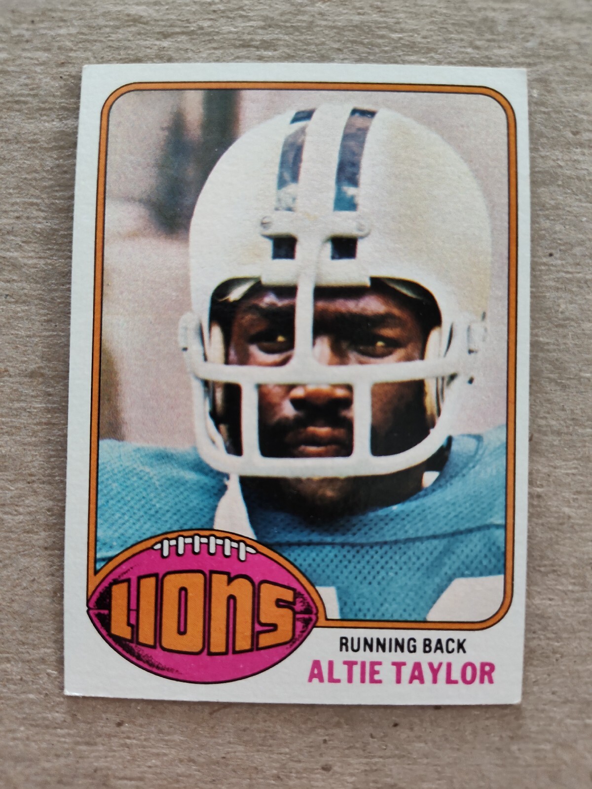 ALTIE TAYLOR Detroit LIONS 1976 TOPPS FOOTBALL CARD #79 | eBay