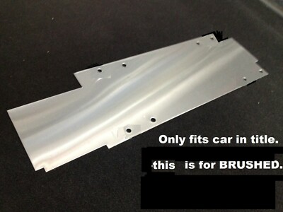 Corvette C4 1994-1996 BRUSHED Stainless INTAKE PLENUM MANIFOLD COVER ...