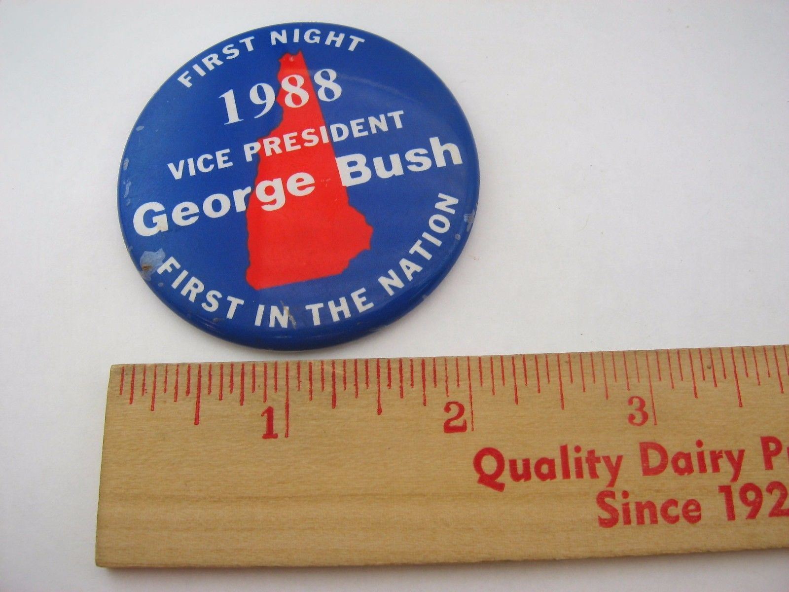 Vintage 1988 Vice President George Bush FIRST NIGHT New Hampshire ...
