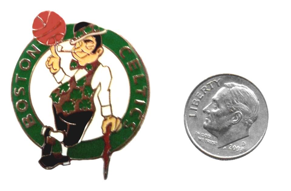 Celtics Pin Boston Celtics Pin Hard to Find Leprechaun Logo Basketball ...