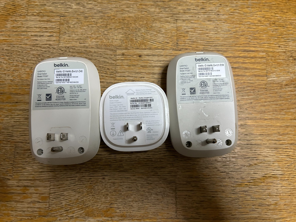 Wemo Smart Switch Bundle (Used) | eBay