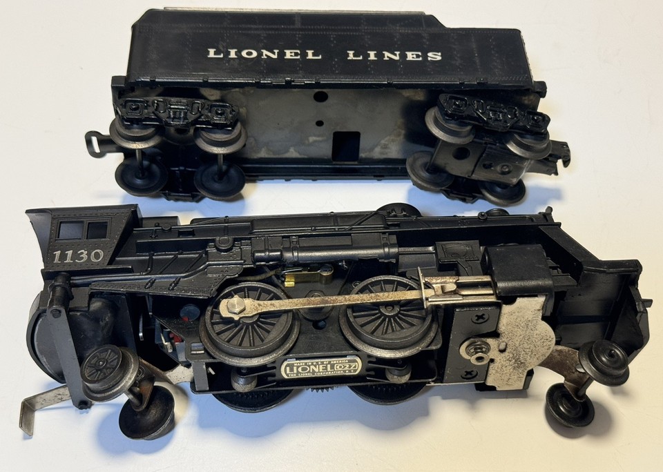 🚂Vintage Lot 6pc Lionel 027 Gauge Steam Locomotive Engine 1130 ...
